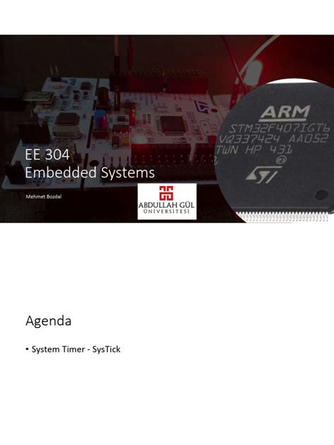 W7 Systick Pdf Embedded System Timer