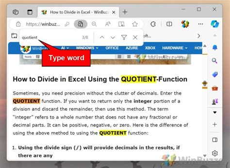 How To Search For A Word On A Page Or Document WinBuzzer