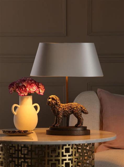 Teddy Single Light Cockapoo Table Lamp Base Only Bronze