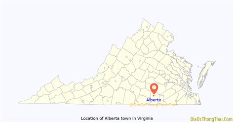 Map Of Alberta Town Virginia Thong Thai Real