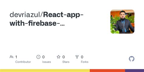 Github Devriazul React App With Firebase Authentication