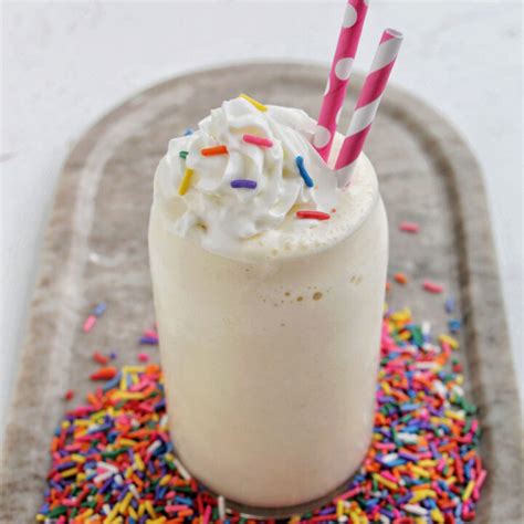 Easy Vanilla Milkshake 4 Ingredients Homebody Eats