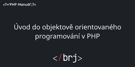 Introducción A La Programación Orientada A Objetos En Php