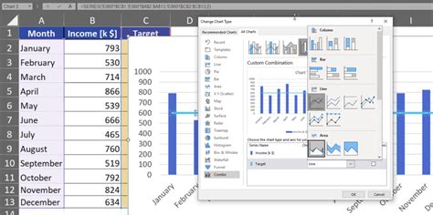 How To Add A Target Line To An Excel Chart Excel And Adam