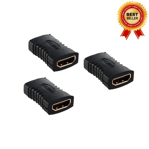 Ready Stock Hdmi To Hdmi Connector Extension Coupler Extender Joint