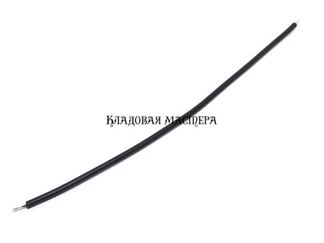 Провод 24AWG 10см черный 100шт одинарный медный монтажный купить в Украине