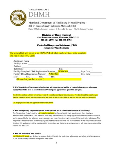 New Single Sheet Dea 222 Form Example At Zoe Nanya Blog