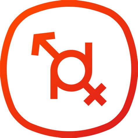 Gender Fluid Generic Gradient Outline Icon Freepik
