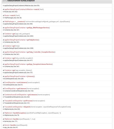 Resourcenotfound Exception Is Not Being Handled By Onkernelexception
