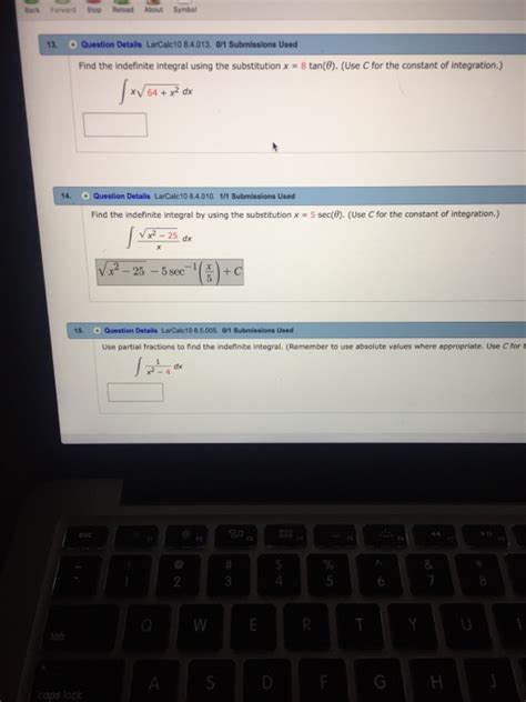 Solved Find The Indefinite Integral Using The Substitution X