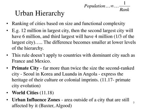 Ppt Chapter 11 Urban Systems And Urban Structures Powerpoint Presentation Id375128