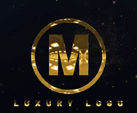 پروژه افتر افکت لوگوی لوکس طلایی