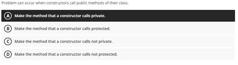 Solved Problem Can Occur When Constructors Call Public