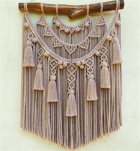 پرده مکرومهمکرومه بافیدیوارکوب On Instagram “【 🌿 】 قوی بمان عزیزدلم