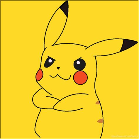 Python 使用 Turtle库 画“皮卡丘”皮卡丘python Turtle海龟绘图 Csdn博客