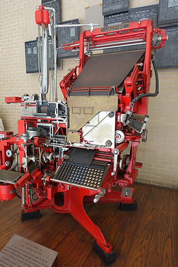 Linotype Machine 1884