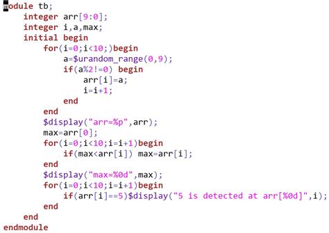 Verilog Array Randomization A Practical Exercise Rakesh Magapu