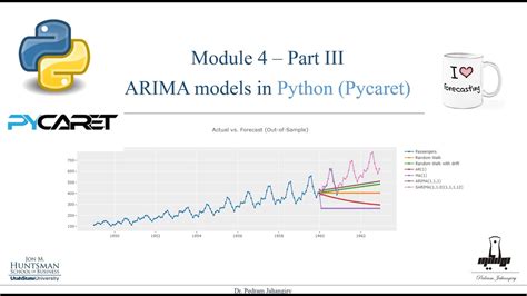 Module 4 Part 3 Tiemseries Sarima Model In Python Pycaret Youtube