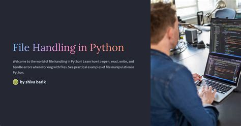 File Handling In Python