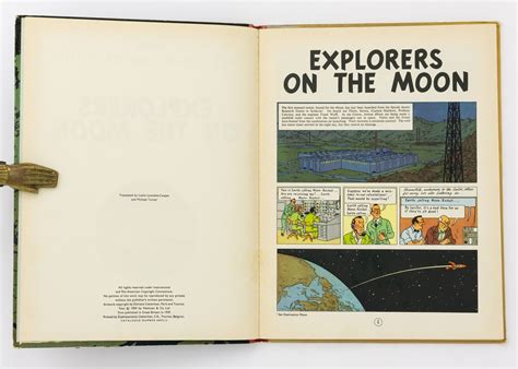 The Adventures Of Tintin Explorers On The Moon HergÉ Georges