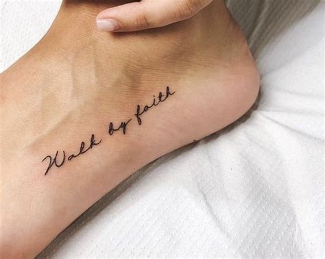 Bible Verse Tattoos On Foot