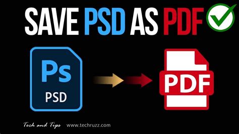 How To Save Photoshop PSD File As PDF 2021 Photoshop Tutorial Psd Photoshop