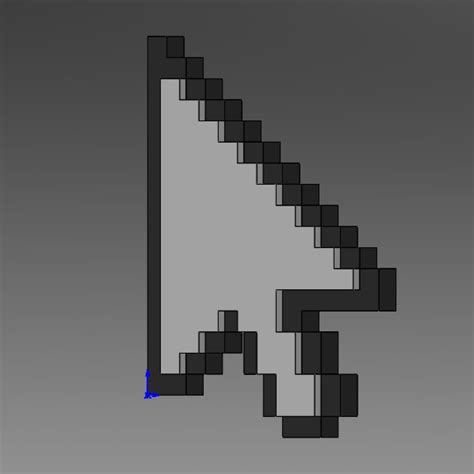 8 Bit Arrow Cursor Magnet Hot Swap Multi Color By 8 Bit Prints Download Free Stl Model
