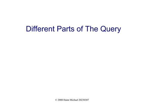 Introduction To Sql Injections Ppt