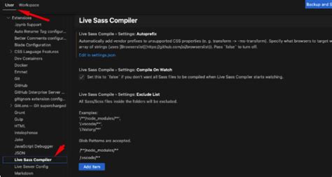 Setup Live Sass Compiler For Visual Studio Code Editor
