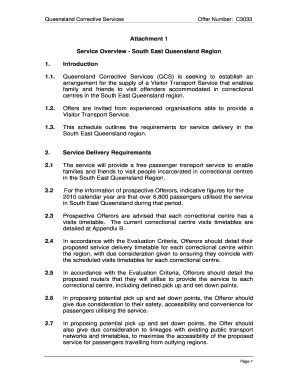 Fillable Online Queensland Corrective Services Fax Email Print PdfFiller