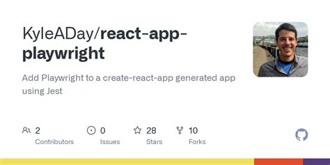 Github Kyleadayreact App Playwright Add Playwright To A Create React App Generated App Using