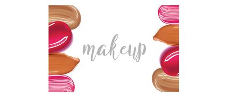 Red And Pink Gloss Lipstick Texture Smear Vector Image