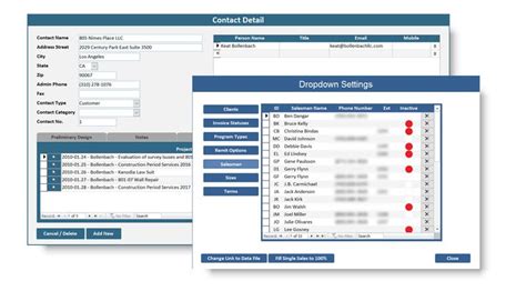 Screenshots Of An Access Database Business Challenge Database Design