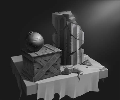 Иллюстрация Чб Натюрморт в стиле натюрморт