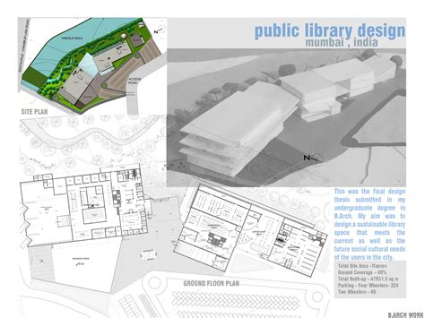 Design Thesis Public Library B Arch May 2011 Behance