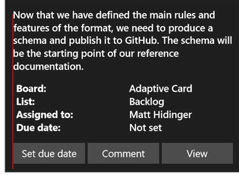 Uwp Bug Factset Is Slightly Indented Issue Microsoft Adaptivecards Github