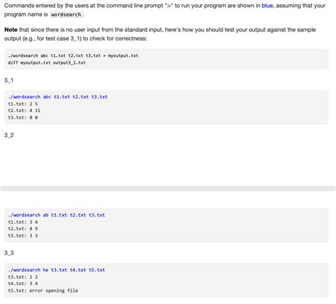 Solved Problem 3 C Word Search Write A C Program That