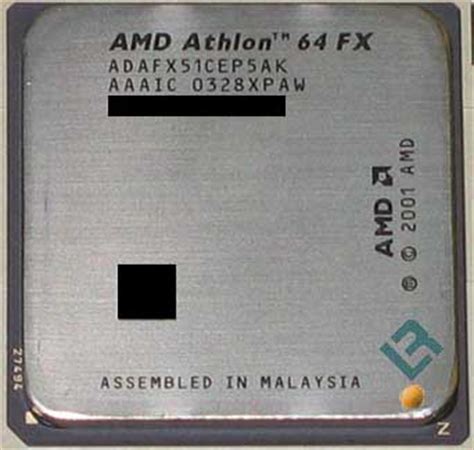 AMD Athlon 64 FX 51 Legit Reviews