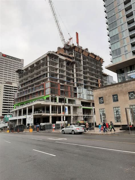 Cladding Appears As Whitehaus Condominiums Rises Above Yonge Urbantoronto