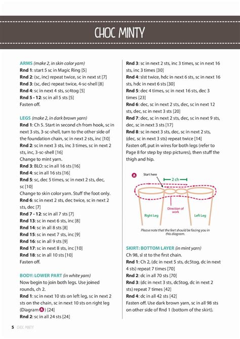 Choc Minty Crochet Pattern