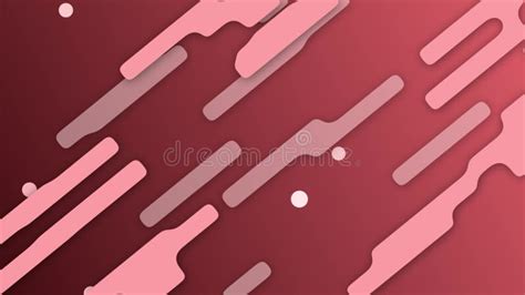 Red Color Small Shapes Moving Geometrical Minimal Background Stock Video Video Of Blur