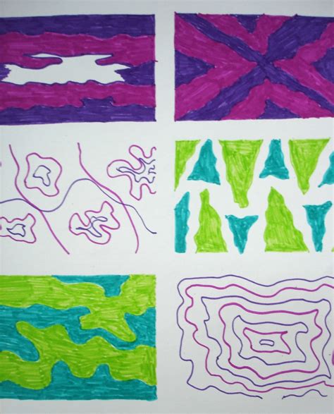 A B C D Visual 1º Eso Texturas Visuales Realizadas Por Alumn S De 1º