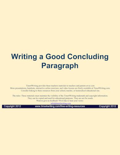 16 Conclusion Paragraph Examples To Download