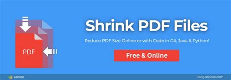 Shrink A PDF Size Online In Seconds Or Build Your Own Tool