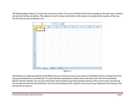 A Practical Tutorial To Excel Pdf
