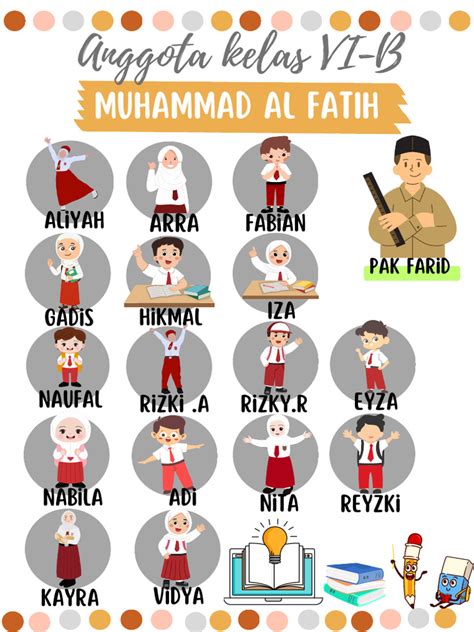 Cute Class Announcement Poster Pdf