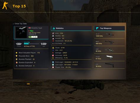 Plugin Ultimate Rank System Top15 Mysql Web Zp Support Cs Revo