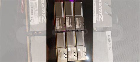 Оперативная память Ddr4 Gskill Tridentz Rgb 8gbх6 купить в Ижевске с доставкой Электроника Авито