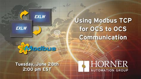 Using Modbus TCP For OCS To OCS Communication Horner Automation
