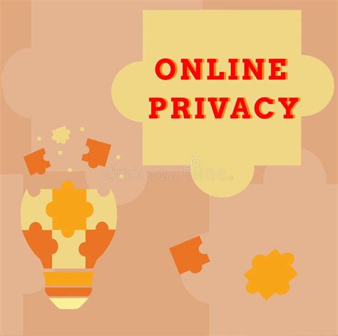 Handwriting Text Online Privacy Word For Security Level Of Personal Data Published Via The